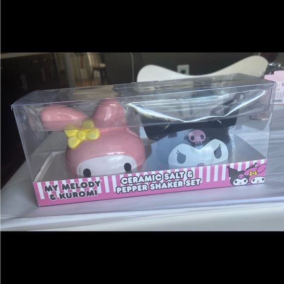 Sanrio | Kitchen | Sanrio My Melody Kuromi Ceramic Salt And Pepper ...